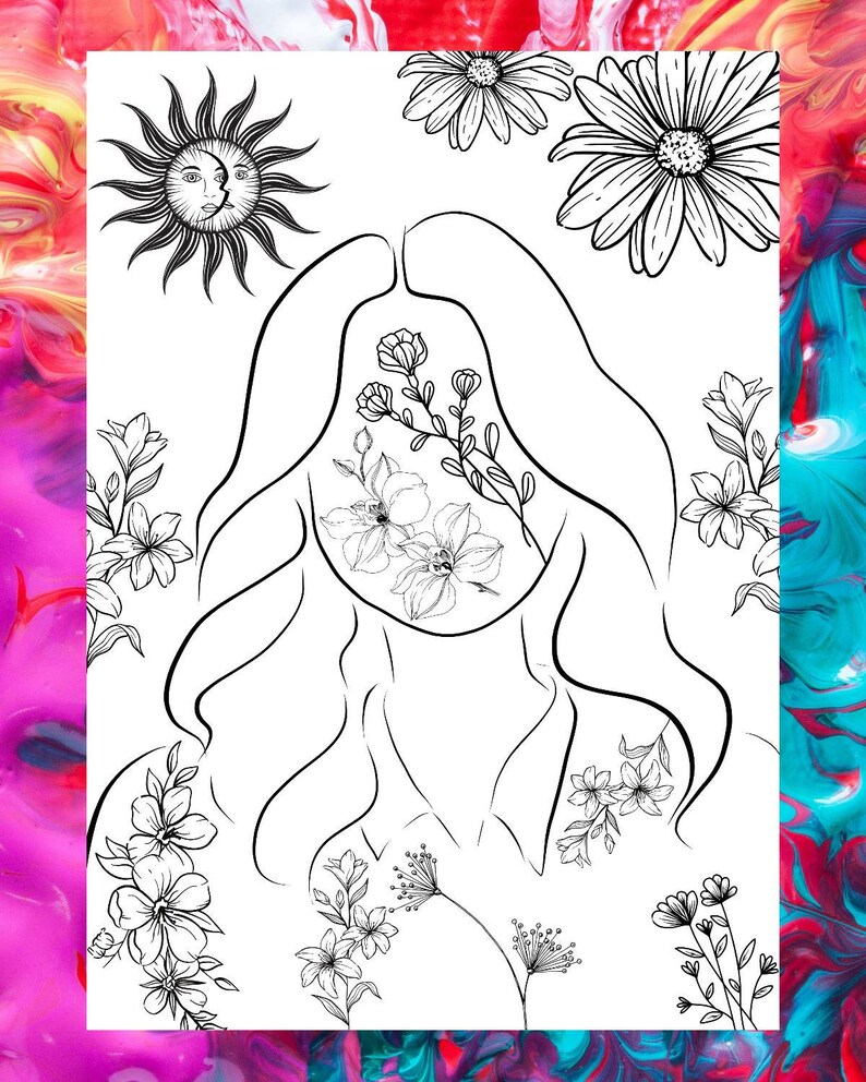 Spiritual Coloring Pages | Magical Coloring Pages | Witchy Coloring ...