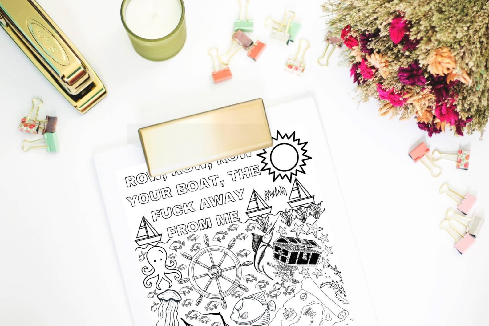 Adult Nursery Rhymes Coloring Pages | Adult Humor Coloring | Printable ...