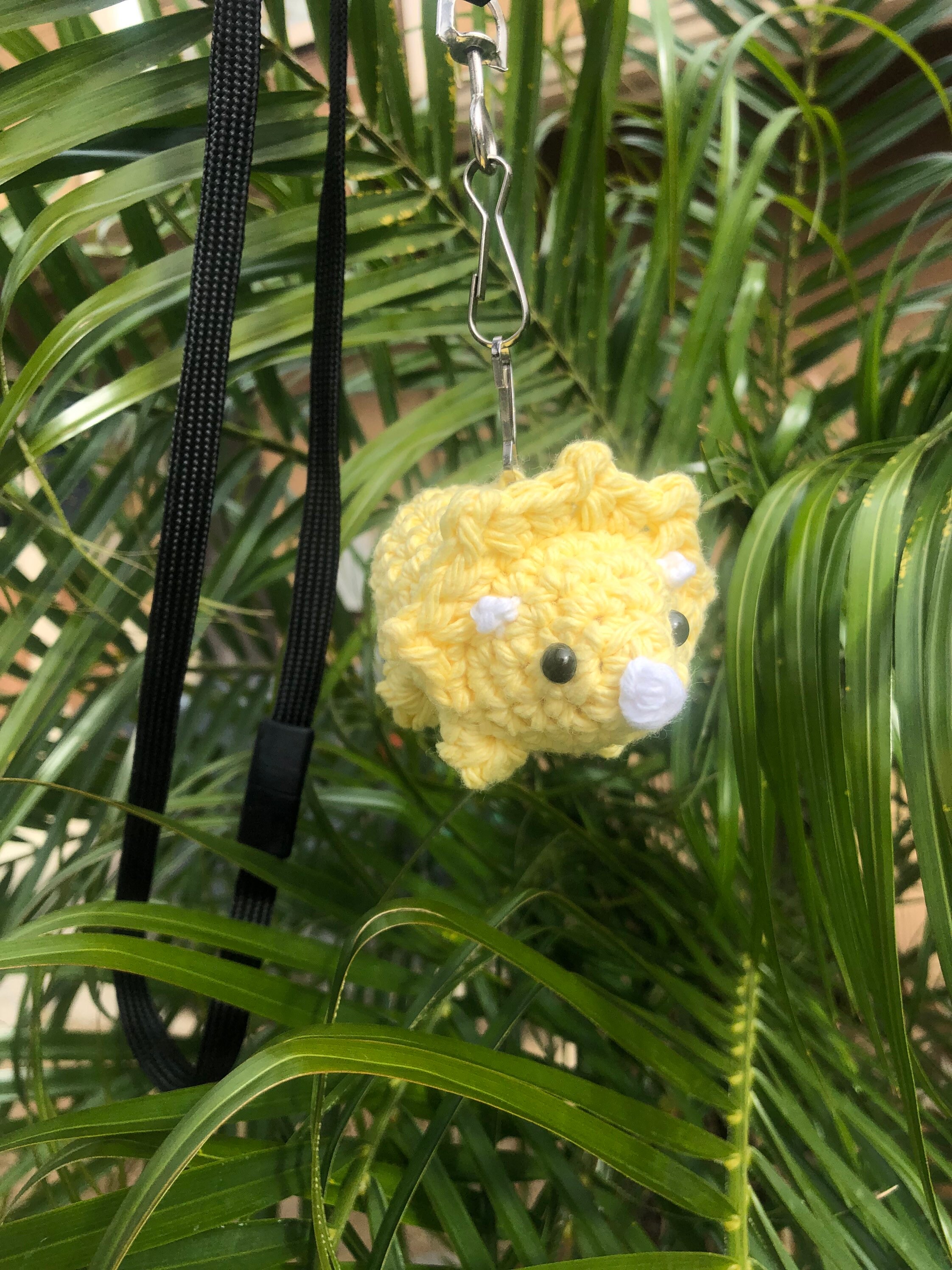 Crochet Dinosaur Keychain - Etsy