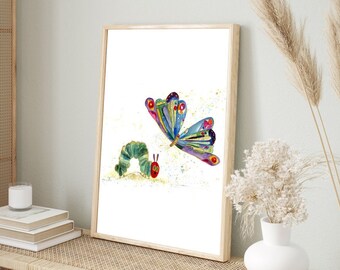 Hungry Caterpillar Poster - Etsy