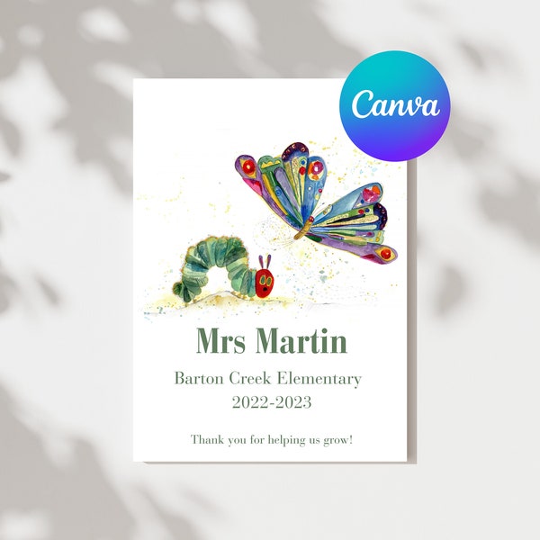 Caterpillar Tags - Etsy