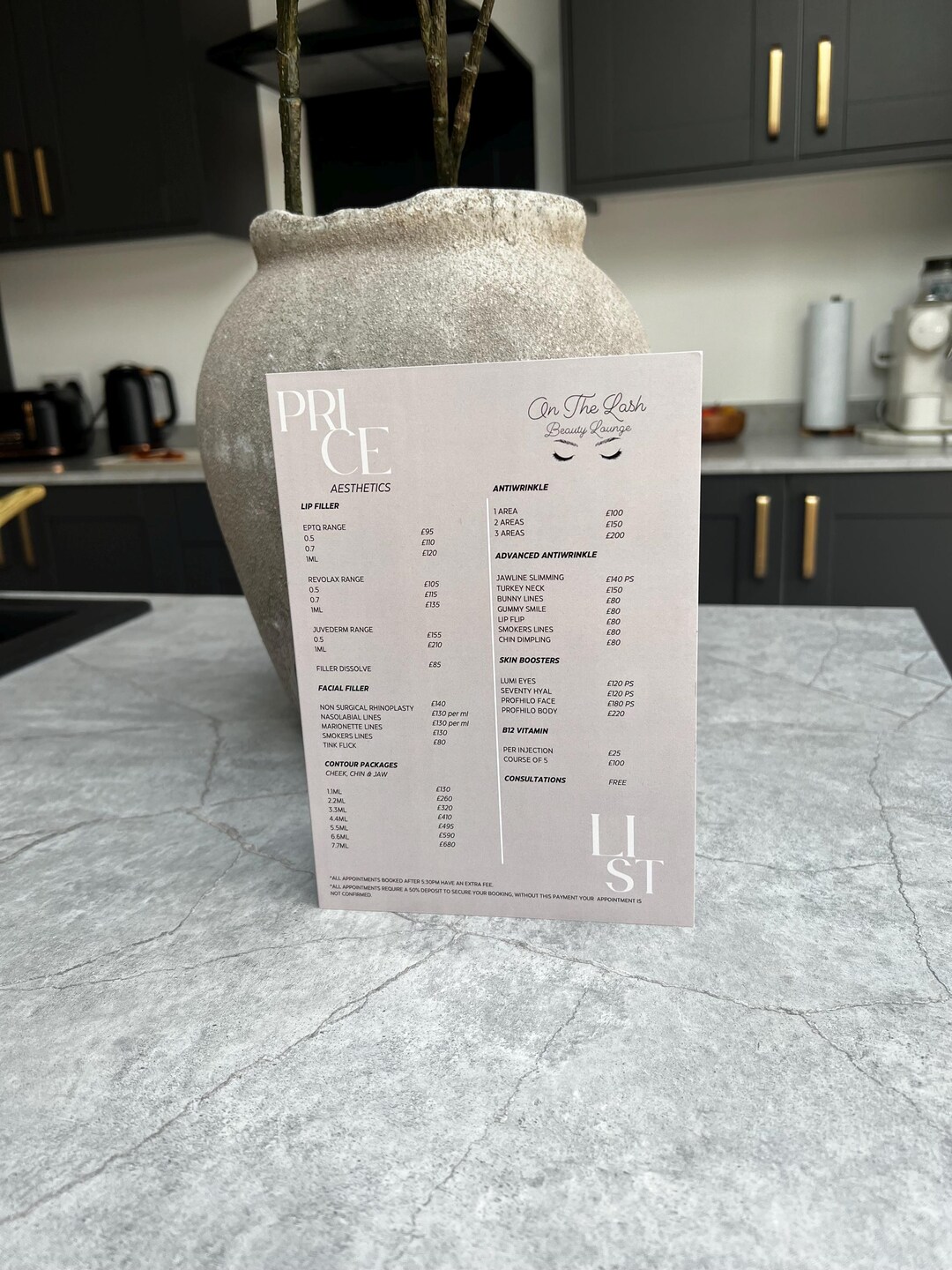 Personalised Price Lists for Your Business - Etsy