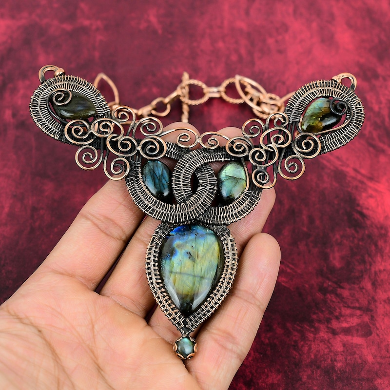 Wire Wrapped Jewelry - Etsy