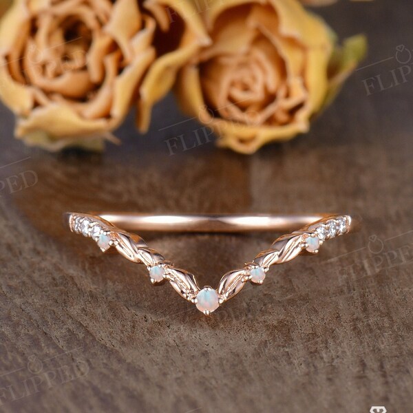 Gold Chevron Wedding Band - Etsy