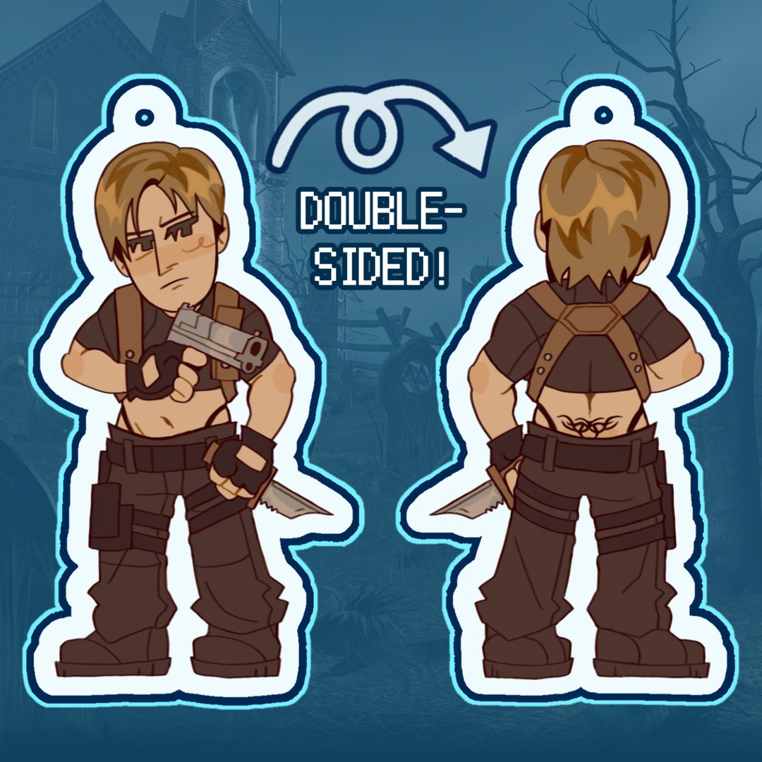 Leon RE4 3 Acrylic Keychains - Etsy