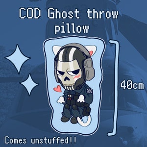 Ghost Cod Body Pillow - Etsy