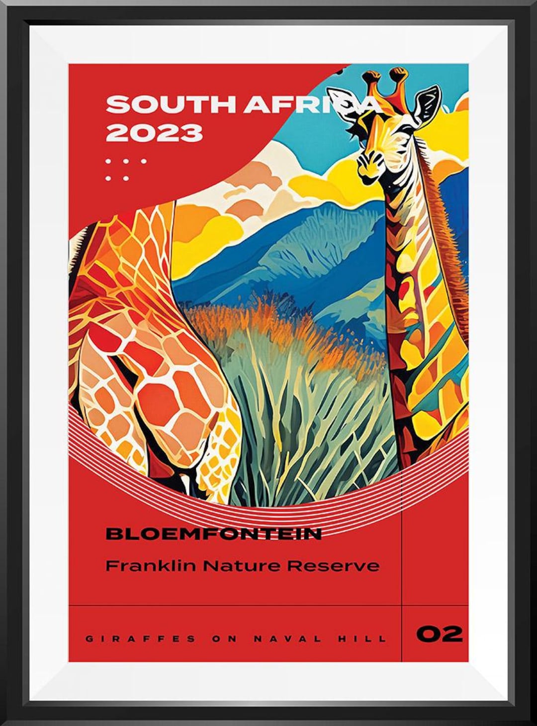 The South Africa Collection, South Africa, Travel Posters, Giraffes ...