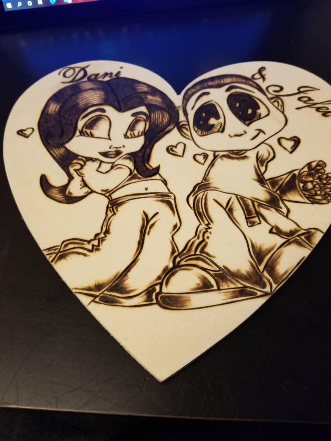 Chicano Love Heart Custom Cartoon Couple Anniversary Gift - Etsy