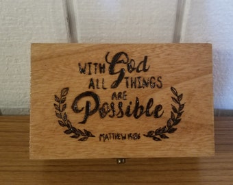 Let Go and Let God Prayer Box | Etsy