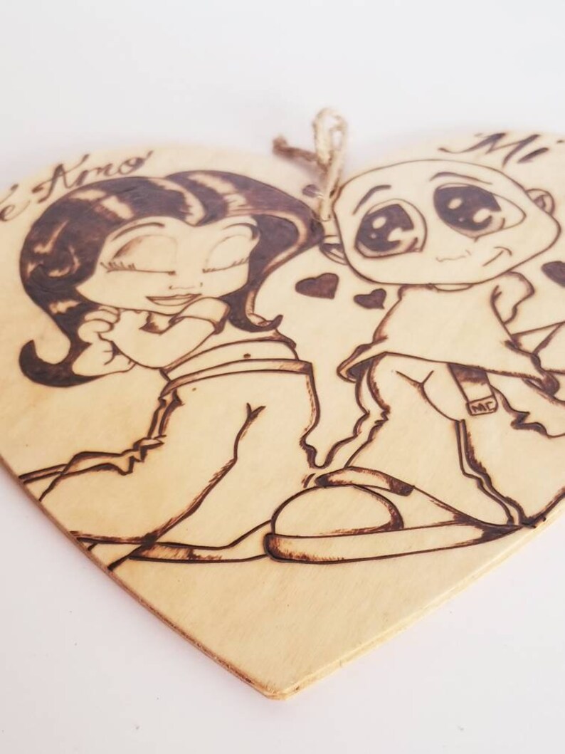 Chicano Love Heart Custom Cartoon Couple Anniversary Gift - Etsy