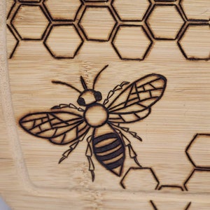 Bee Honeycomb Cutting Board, Charcuterie Board - Etsy