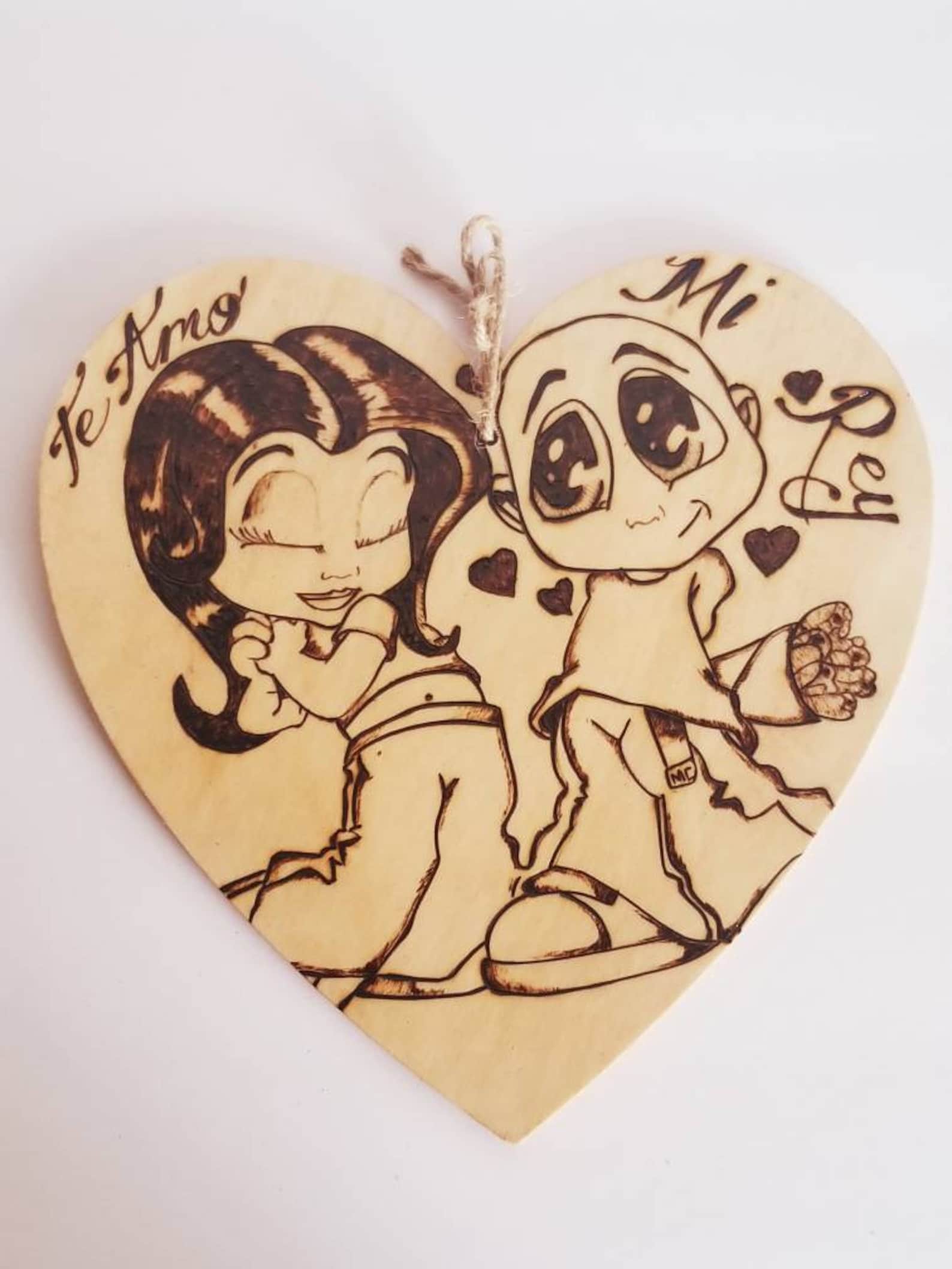 Chicano Love Heart , Custom Cartoon Couple, Anniversary Gift, Chicano ...