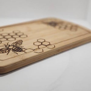 Bee Honeycomb Cutting Board, Charcuterie Board - Etsy