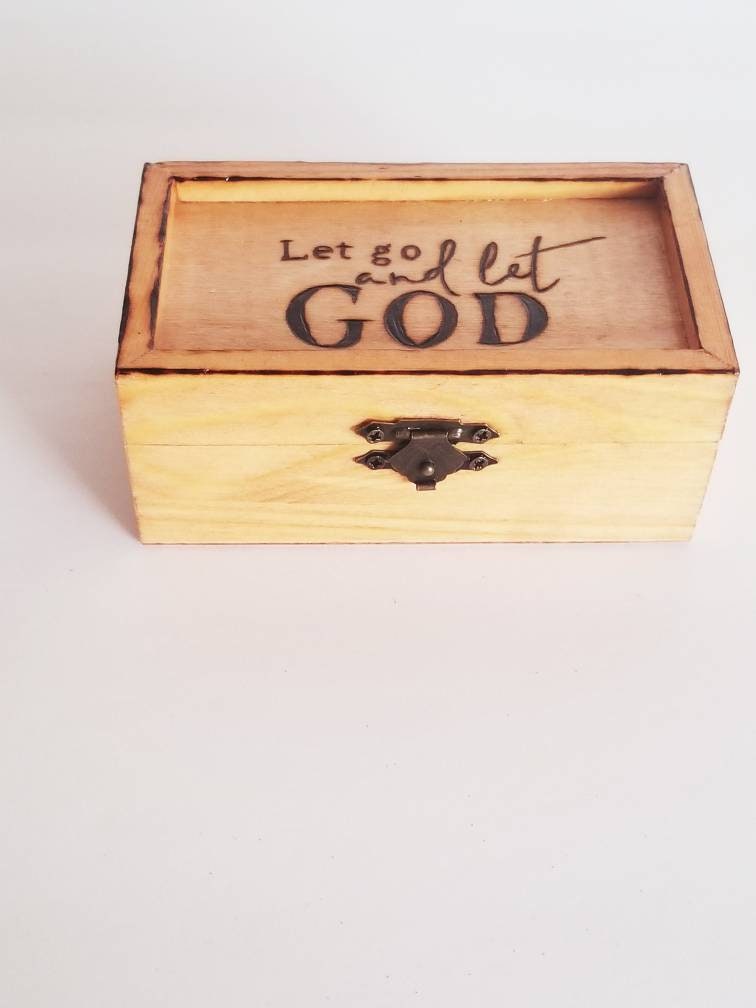 Let Go and Let God Prayer Box | Etsy