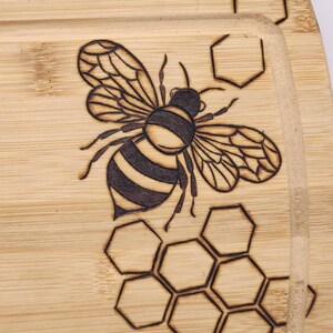 Bee Honeycomb Cutting Board, Charcuterie Board - Etsy