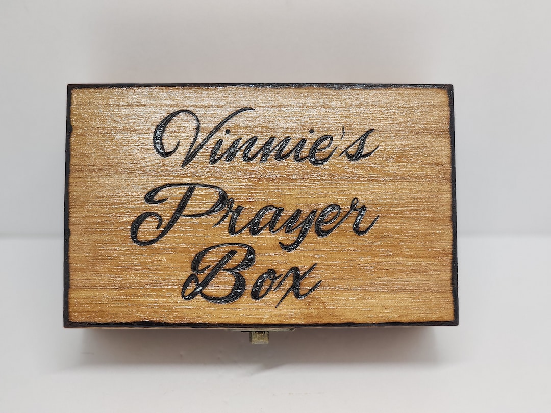 Custom Prayer Box, Keepsake Box, Religious Box, Prayer Cards - Etsy