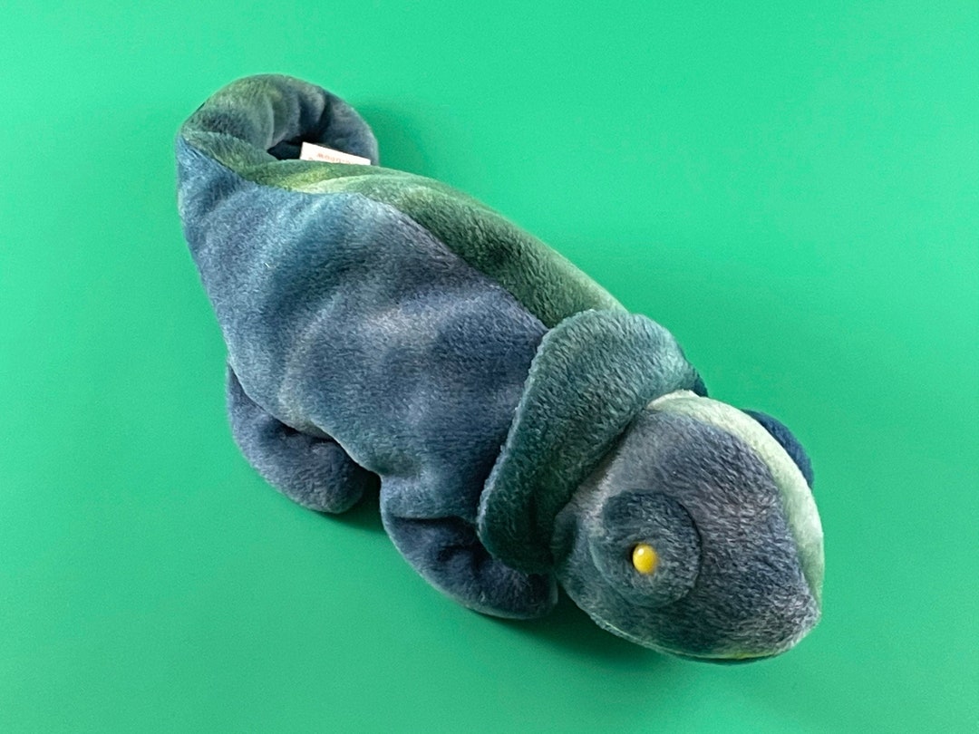 TY Rainbow the Chameleon Beanie Babies Collection 1997 - Etsy
