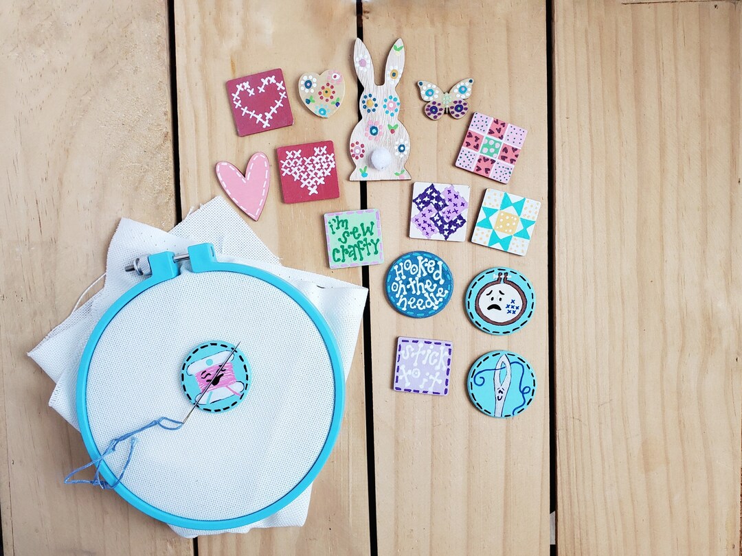 Magnetic Needle Minder (set of 3), Needle Nanny, Needlecraft Tools ...