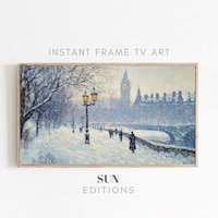 Amsterdam Canal Samsung Frame TV Art: Watercolor Cityscape (digital ...