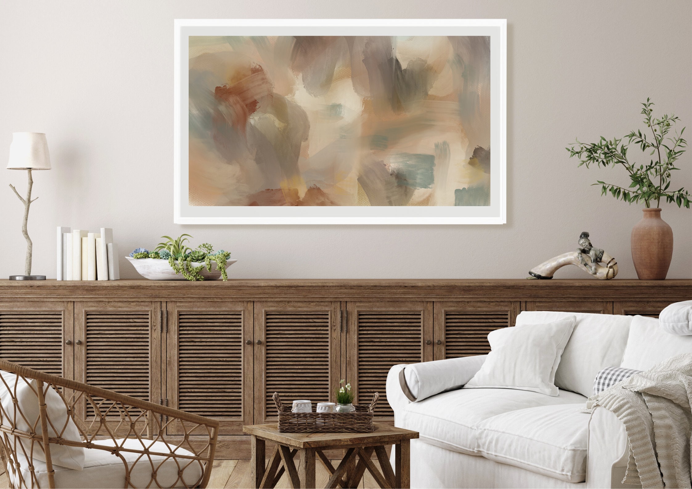 Samsung Frame TV Art Abstract Painting Minimal Art Instant - Etsy
