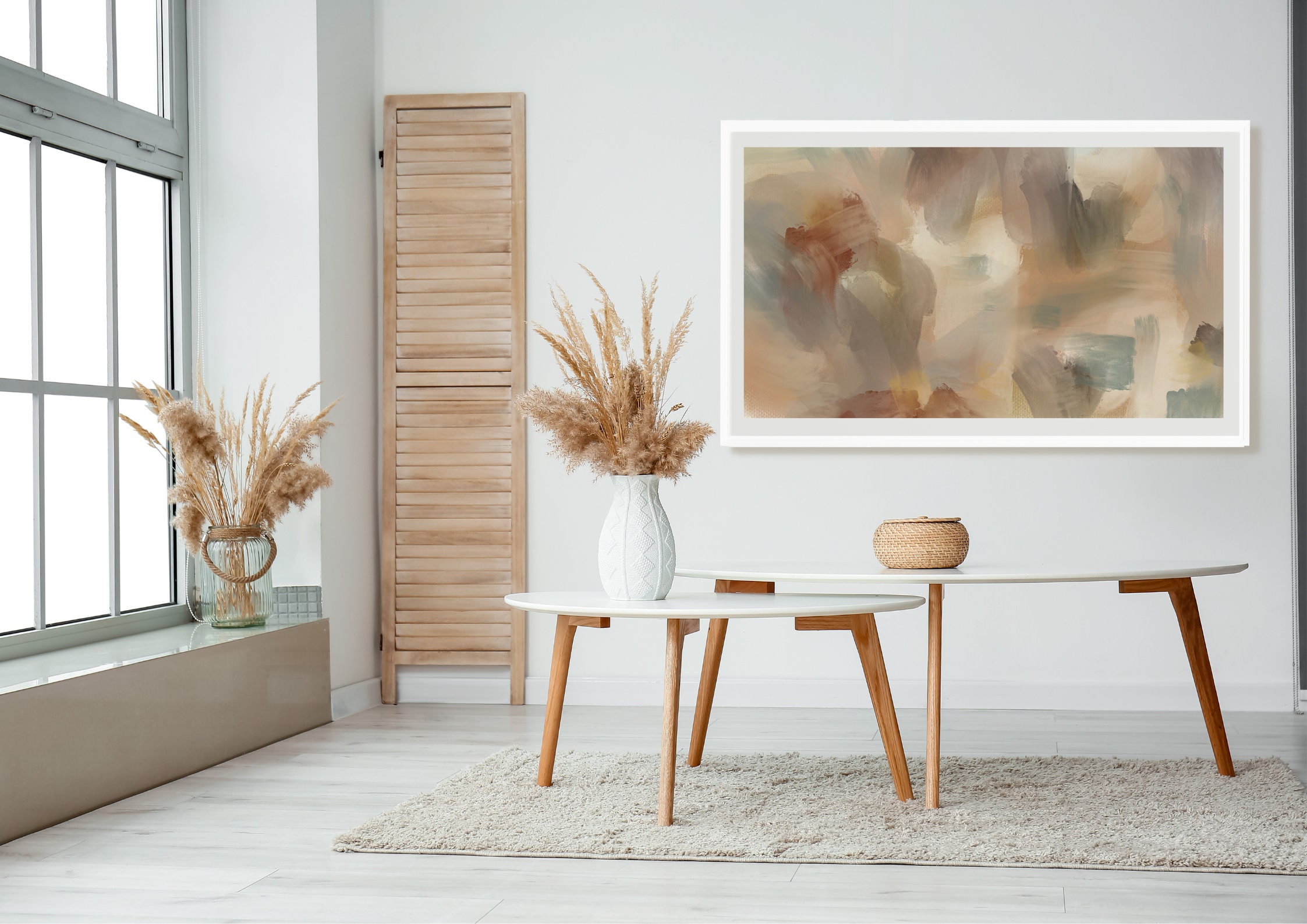 Samsung Frame TV Art Abstract Painting Minimal Art Instant - Etsy