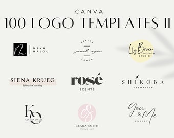 Logo Template Canva, Business Logo Design Custom Template, Logo ...