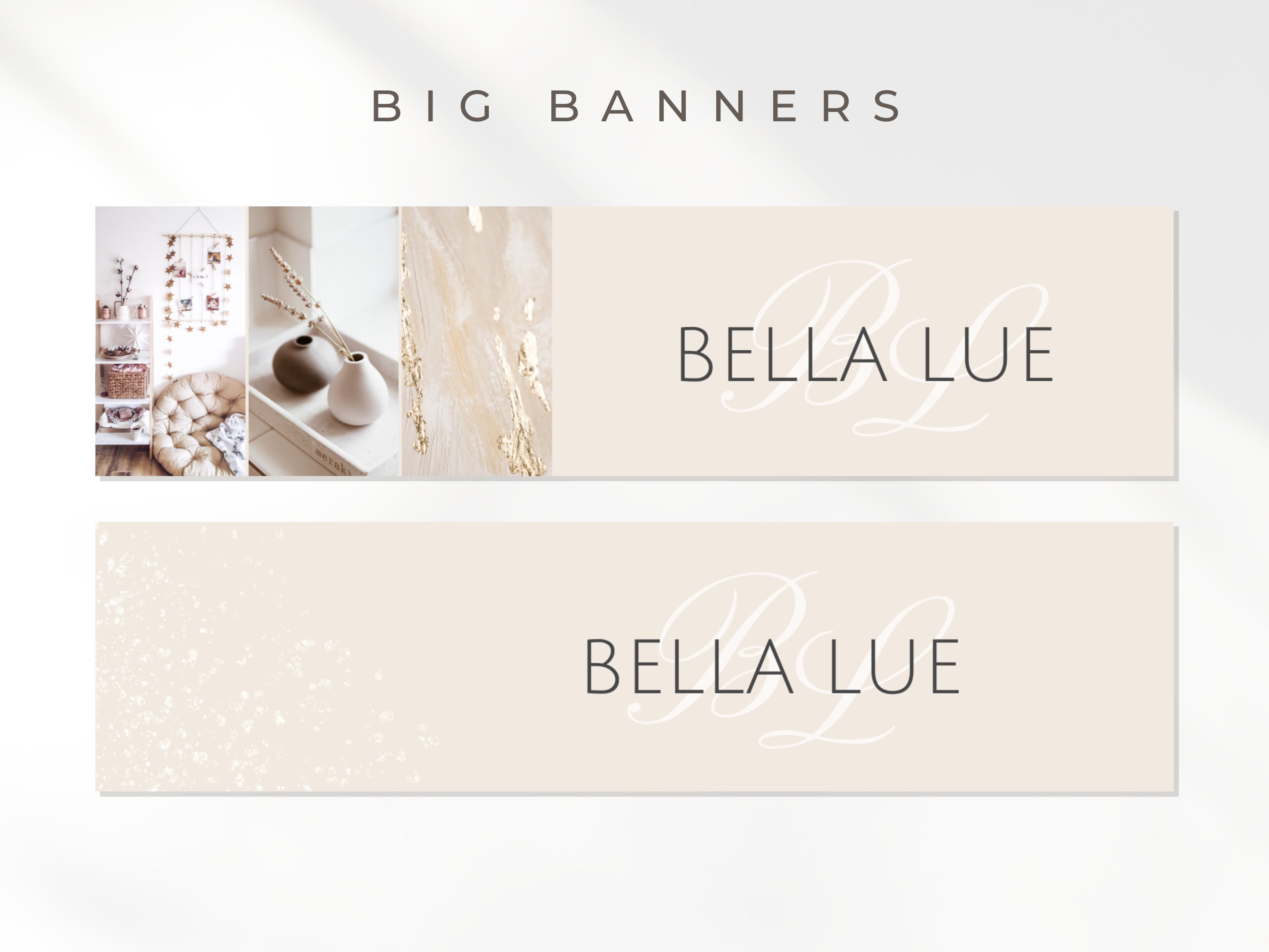 Neutral Etsy Shop Kit, Etsy Shop Banner Set, Etsy Shop Branding Kit ...
