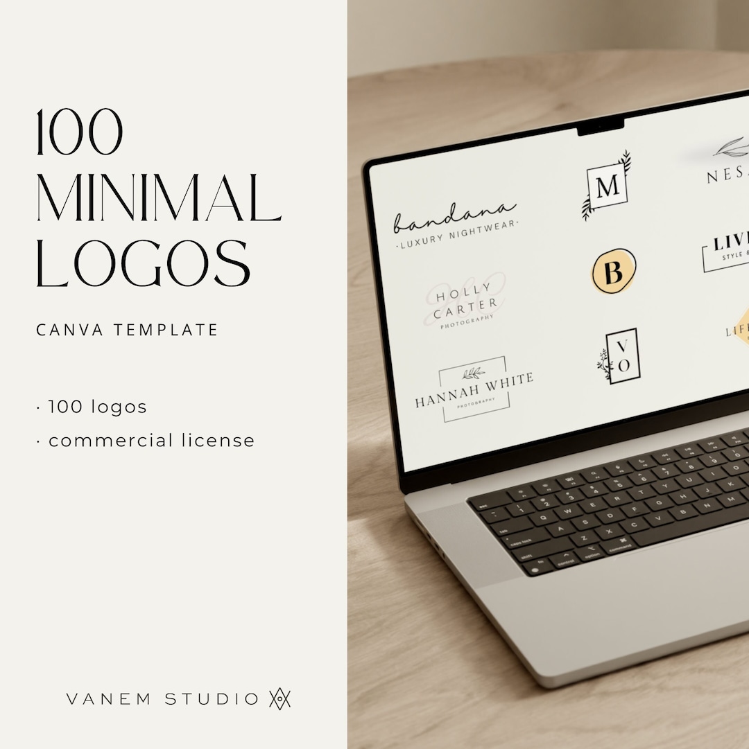 Logo Template Canva, Logo Templates Bundles, Logo Template Instant ...