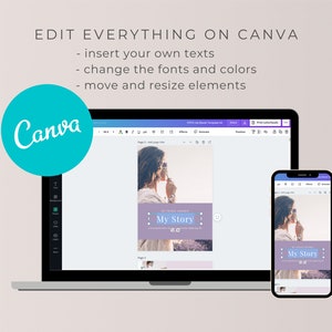 Purple Ebook Template Canva, Ebook Canva Template Pink, Opt-in Freebie ...