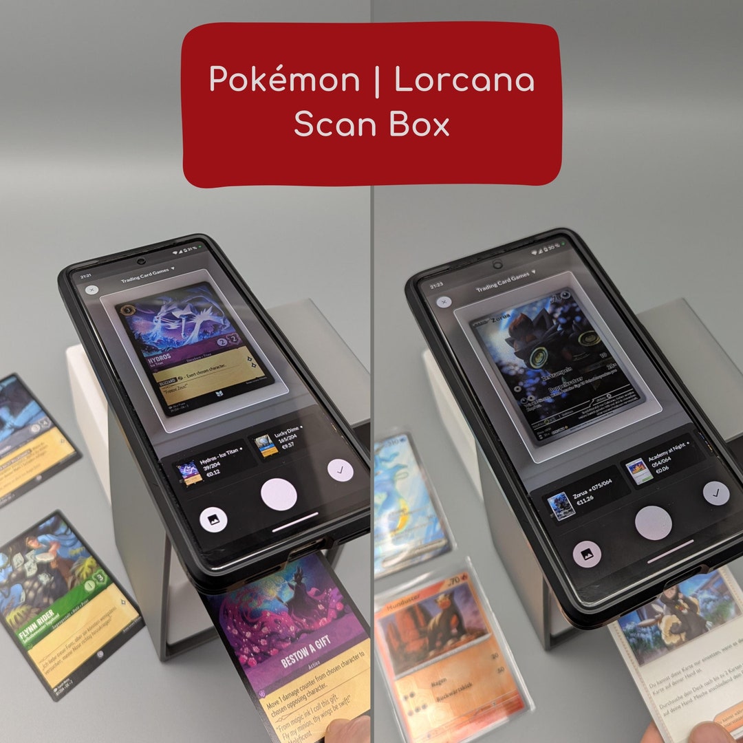 TCG Scan Box - Fast Scanning of Sleeved and Unsleeved Pokemon / Lorcana ...