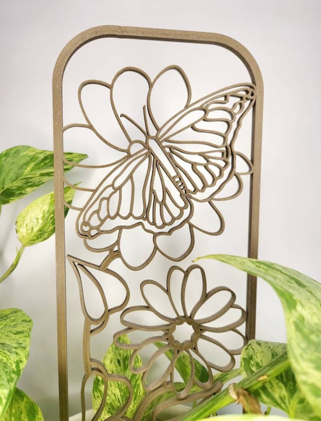 Butterfly Houseplant Trellis, for Indoor Plant Support, 3D Printed ...