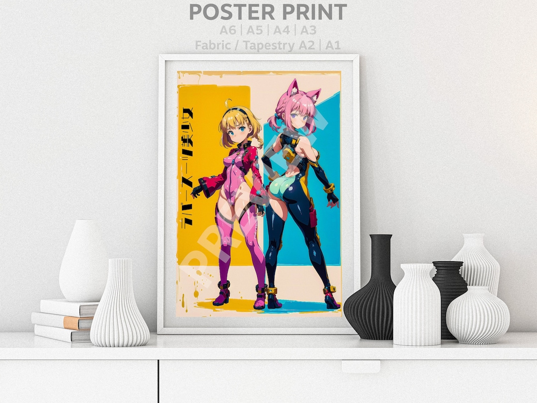 Anime Full Body Mecha Suit, Plugsuit Waifu Lewd Poster Bishoujo Waifu ...
