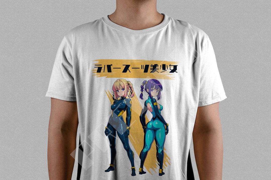 Buy Anime Girl Full Body Mecha Suit Waifu Lewd Shirt Tee Bishoujo Gal ...