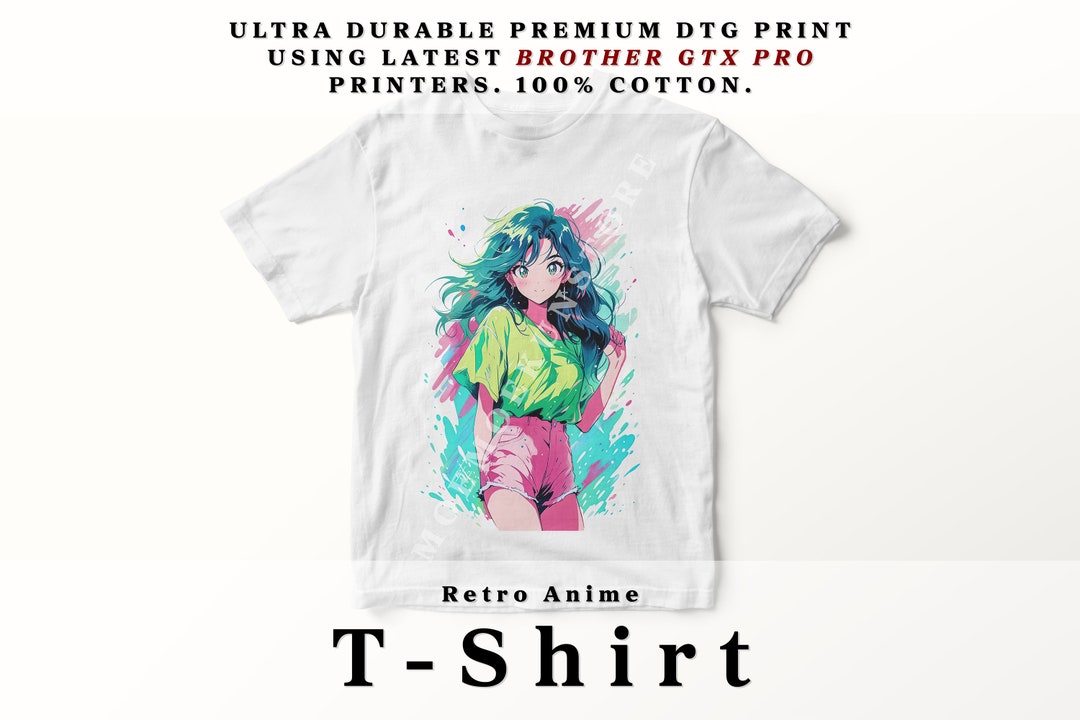 T-shirt 90s Cute Anime Girl – 80s 00s Retro Otaku Gift, Vintage Tee ...