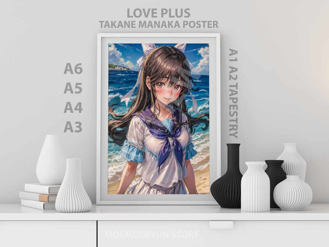Poster Popular Visual Novel Dating Sim Anime Girl, Art Gift, Watercolor ...