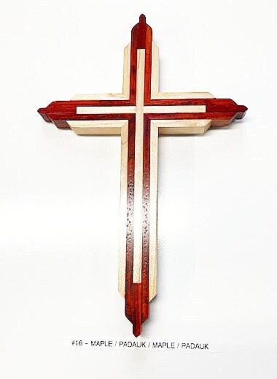 Wooden Cross Exotic Woods - Etsy