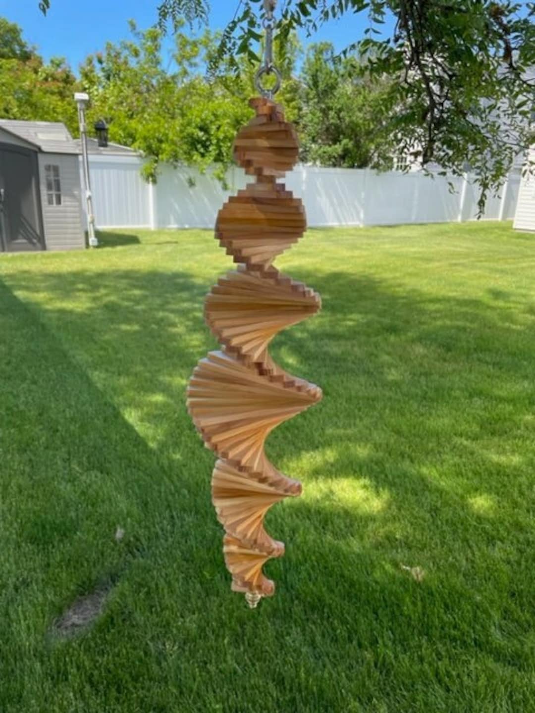 Wood Wind Spinner Professional Quality 6" Width X 22" Long! - Etsy