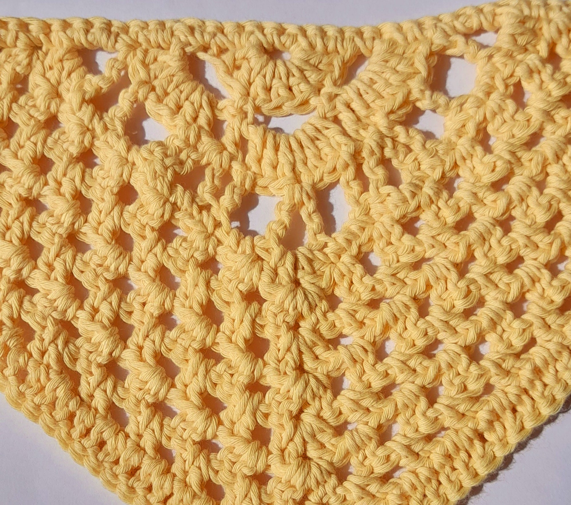 Sunny Kerchief Crochet Pattern | Digital PDF Download - Etsy