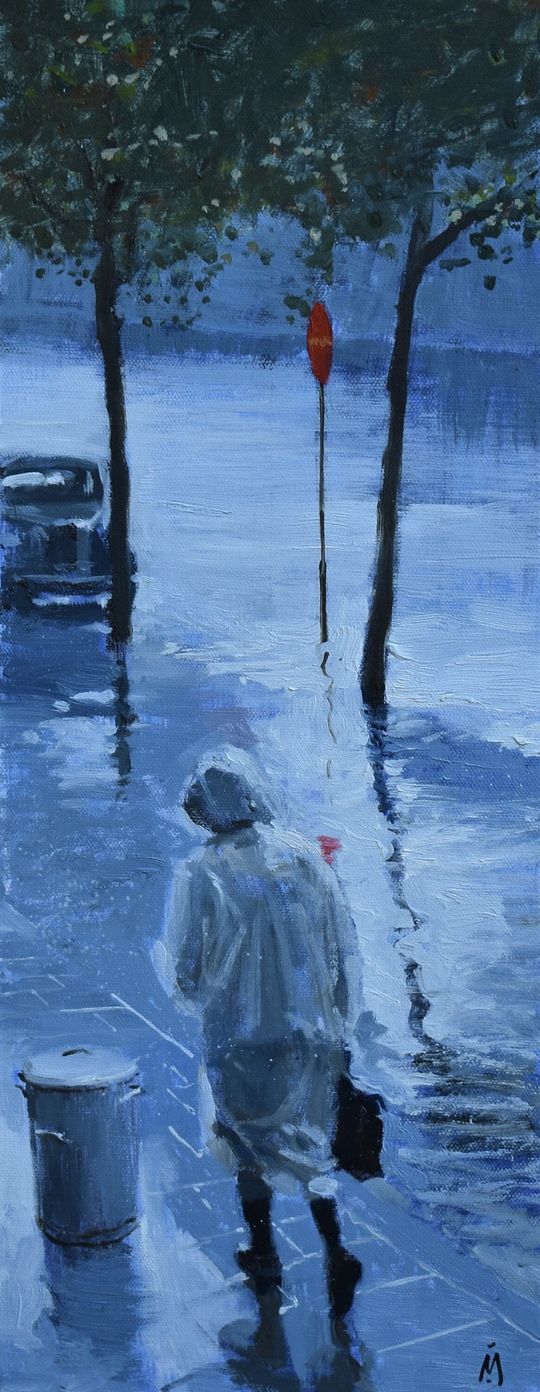Nigel Mason Oil Painting A Rainy Day One off Original British Art ...