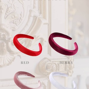Personalised Hand Embroidered Velvet Name Headband - Etsy UK