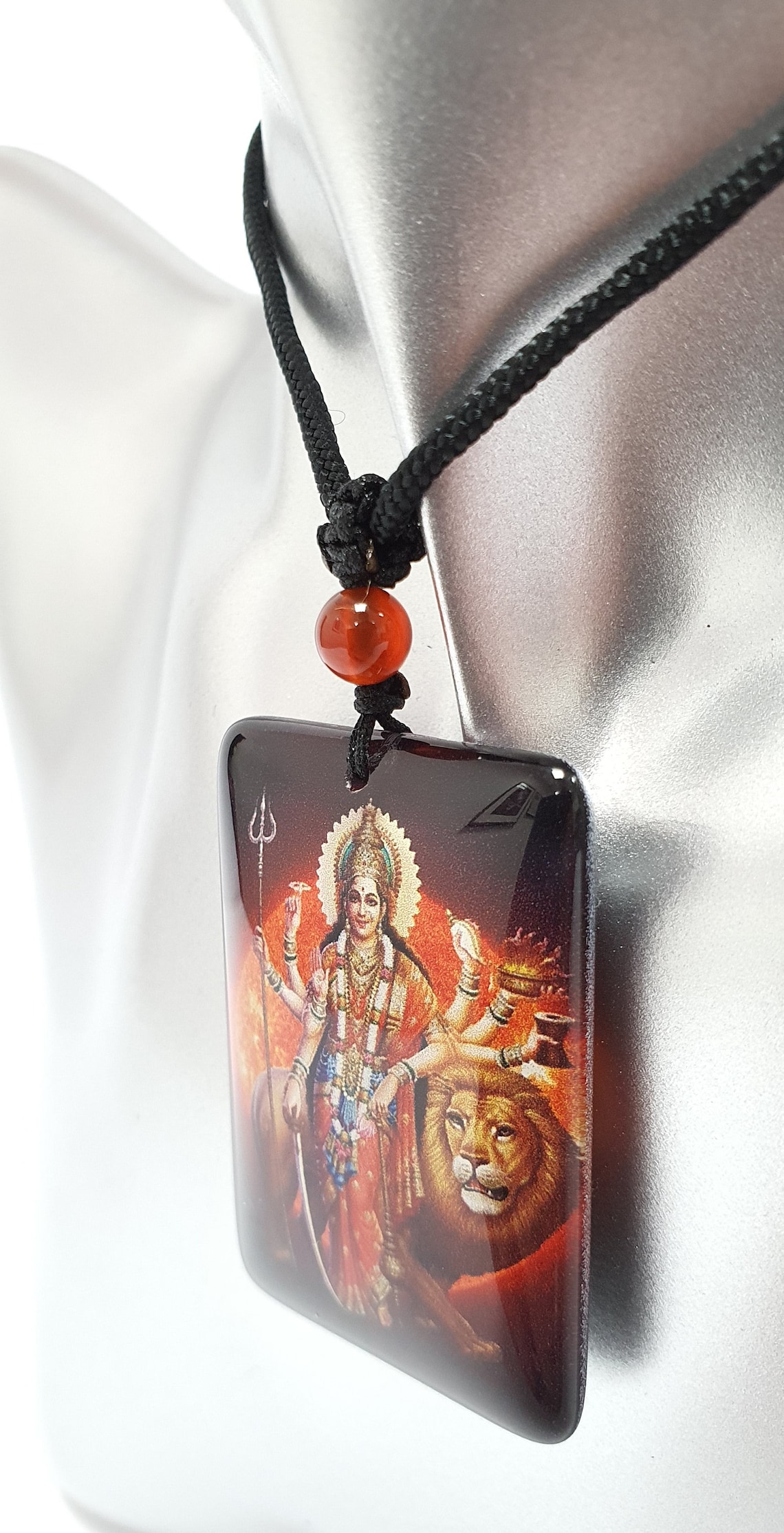 Goddess Durga Maa / Mata Crystal Pendant Necklace High - Etsy