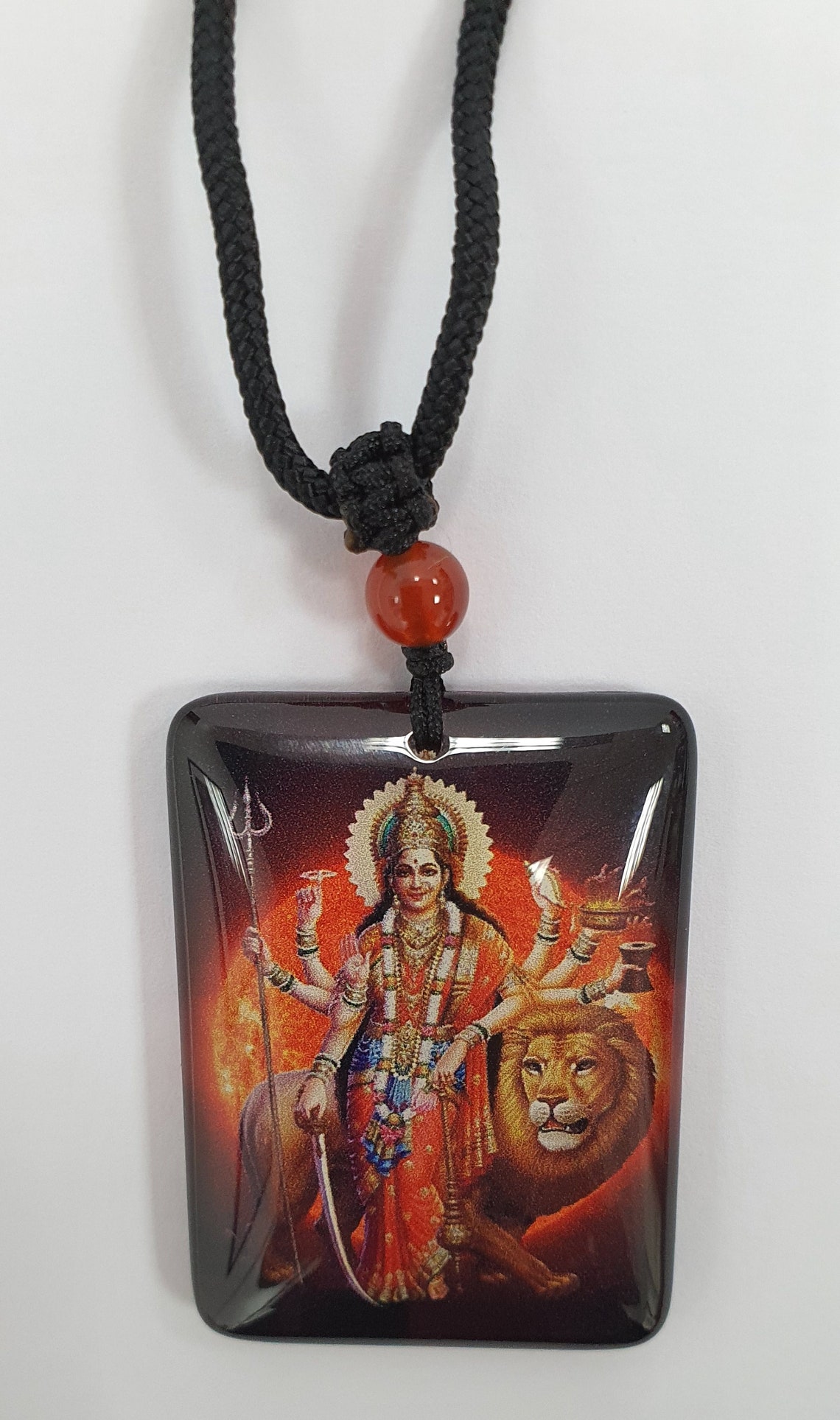 Goddess Durga Maa / Mata Crystal Pendant Necklace High - Etsy