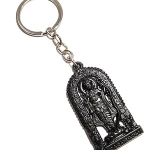 Lord Shree Ram Lalla Statue Keyring , Solid Metal - Etsy