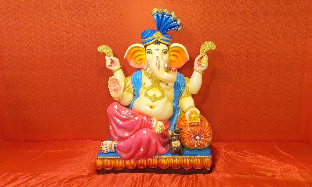 Rare Custom Hand Made Extremely Large Lord Ganesh Statue. 1 of a Kind ...
