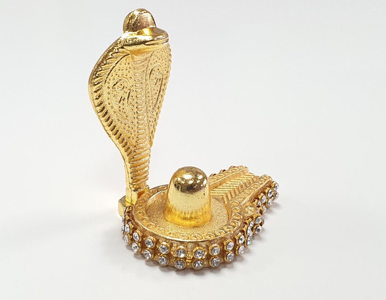 Shivling / Shiva Naag Rare Stone Decorated Idol Statue - Etsy