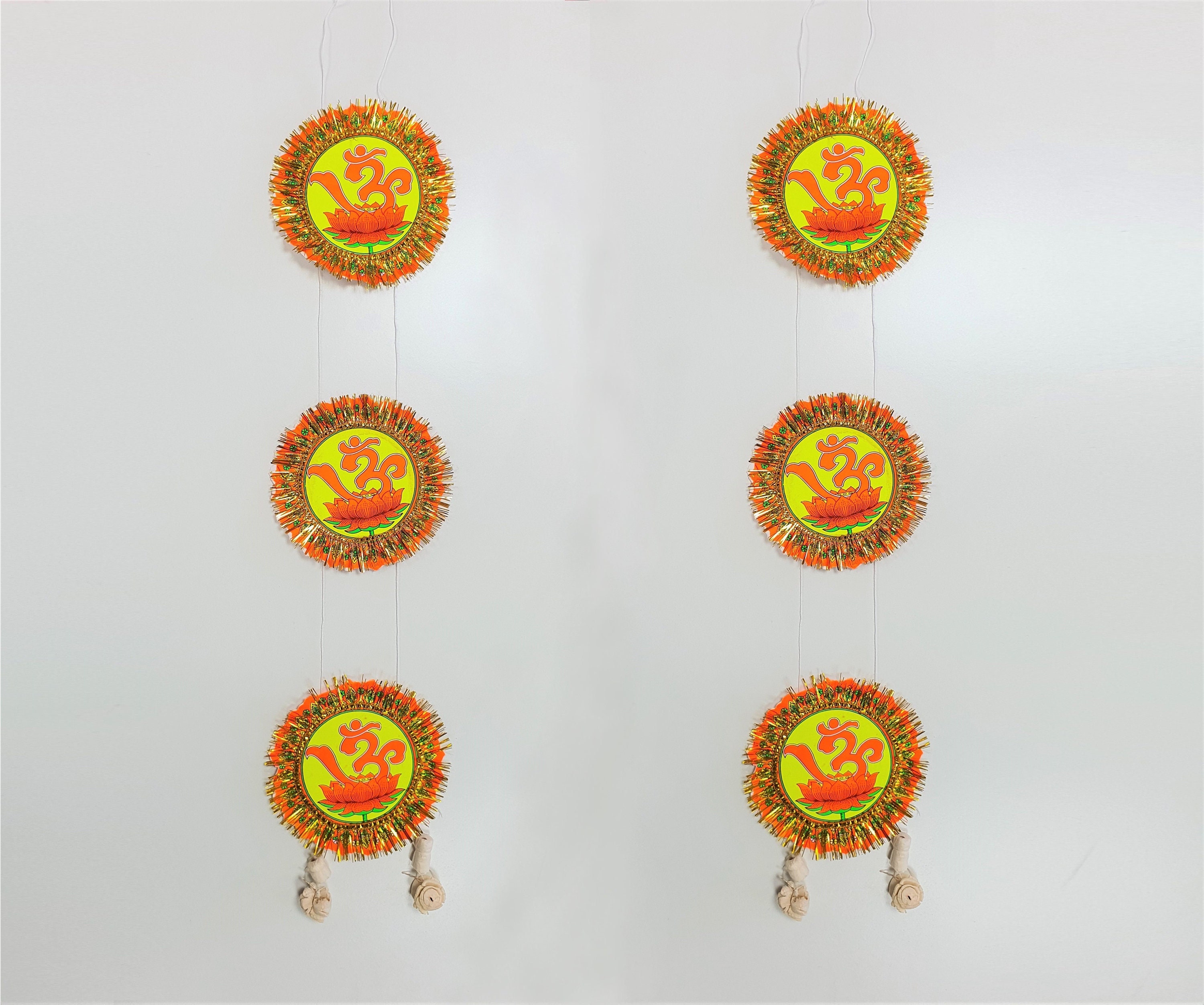 2x Om Logo Chandmala , for Decoration / Pooja / Puja Prayer Purposes - Etsy
