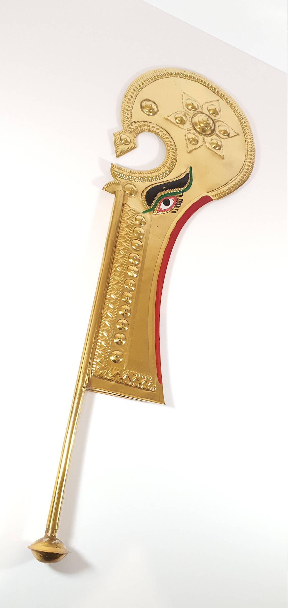 Goddess Kali Scythe , Brass Sickle Shaped Weapon - Etsy