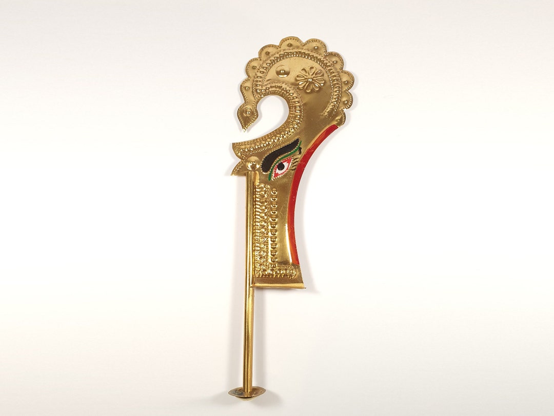 Goddess Kali Scythe , Brass Sickle Shaped Weapon - Etsy