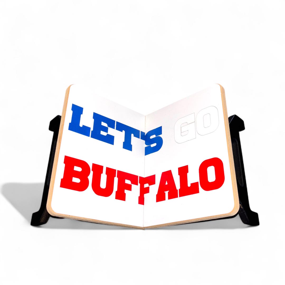 Let's Go Buffalo Smash Table: Handmade Wooden Tailgate Gift - Etsy