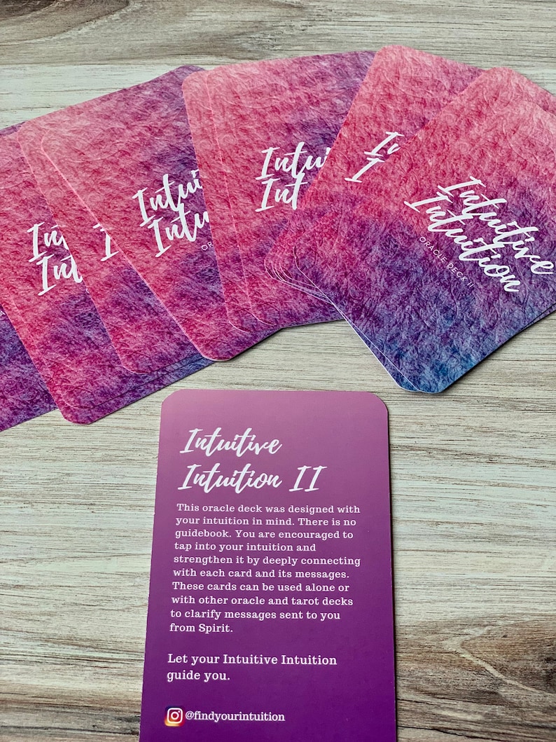 Intuitive Intuition Oracle Deck II - Etsy